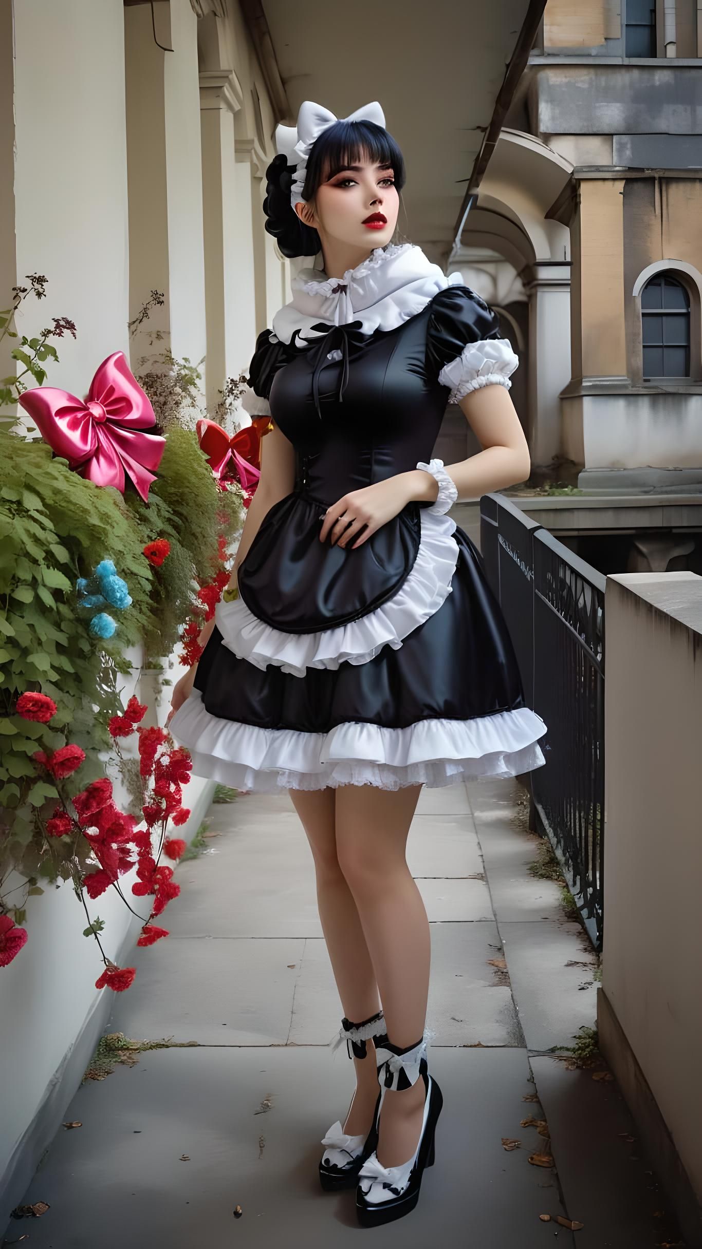 Beautiful Maid - AI Generated Artwork - NightCafe Creator