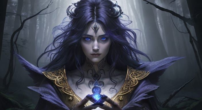 The Essence of Summoners - Mystical Summoner in Ancient Fore...