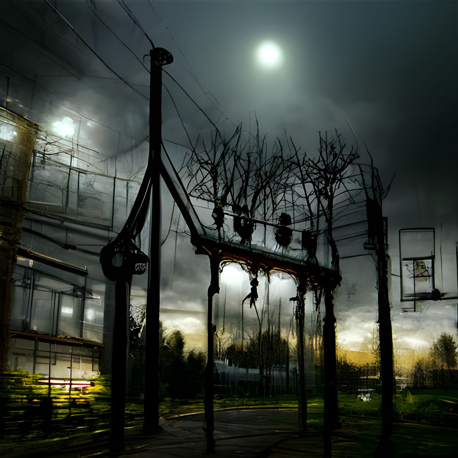 Rural Gallows - AI Generated Artwork - NightCafe Creator