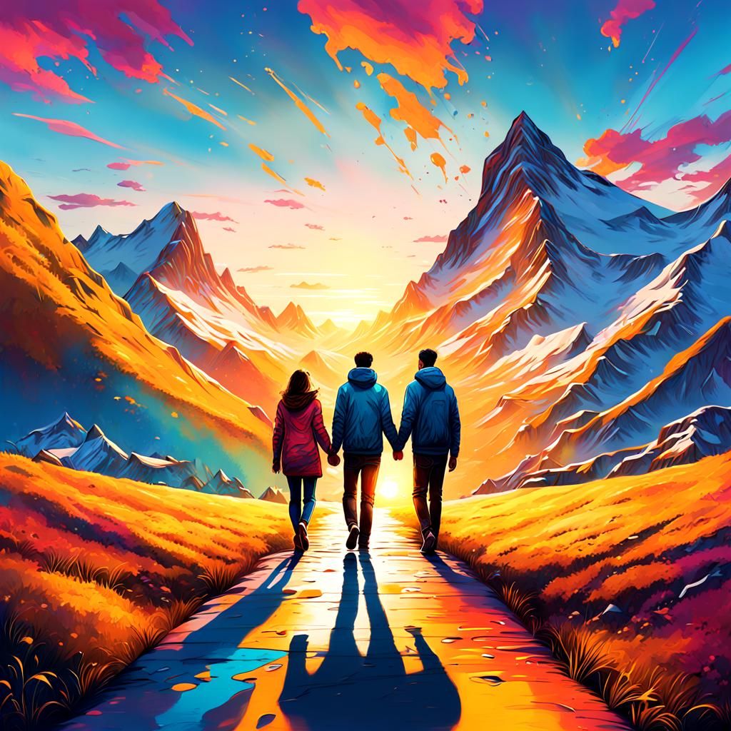 Siblings - AI Generated Artwork - NightCafe Creator