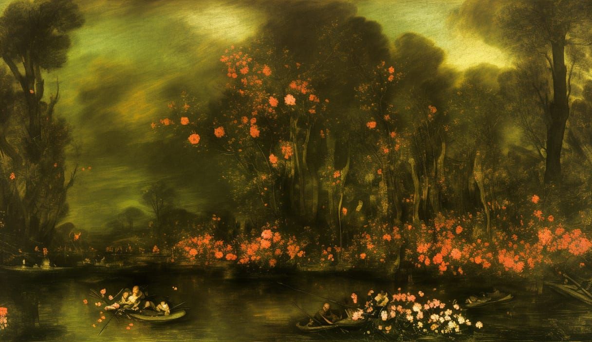 The Bubonic forest, and the inhabitants. - AI Generated Artwork ...