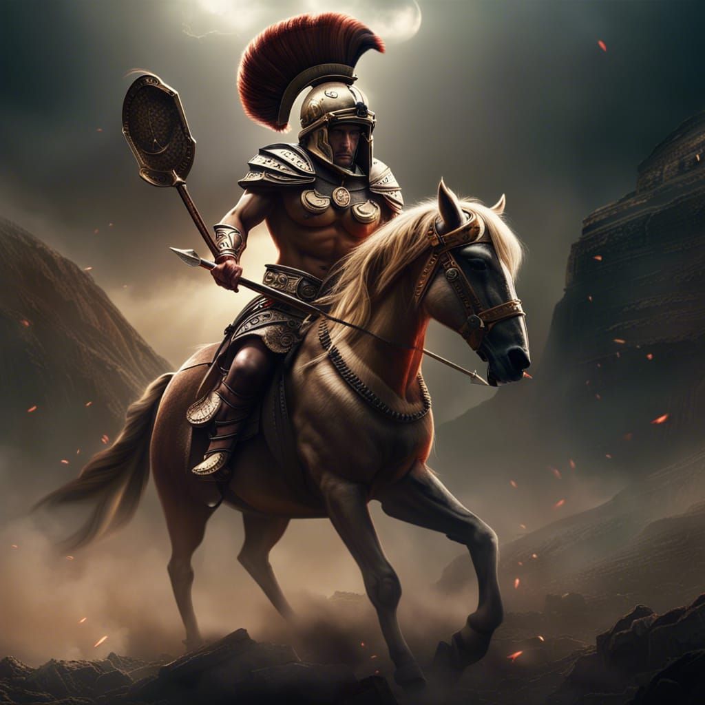 Spartan warrior - AI Generated Artwork - NightCafe Creator