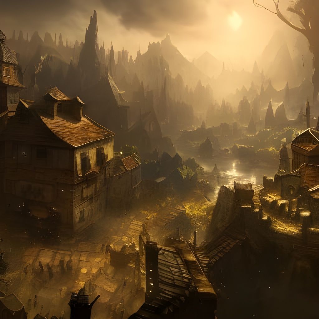 NPC Village - AI Generated Artwork - NightCafe Creator