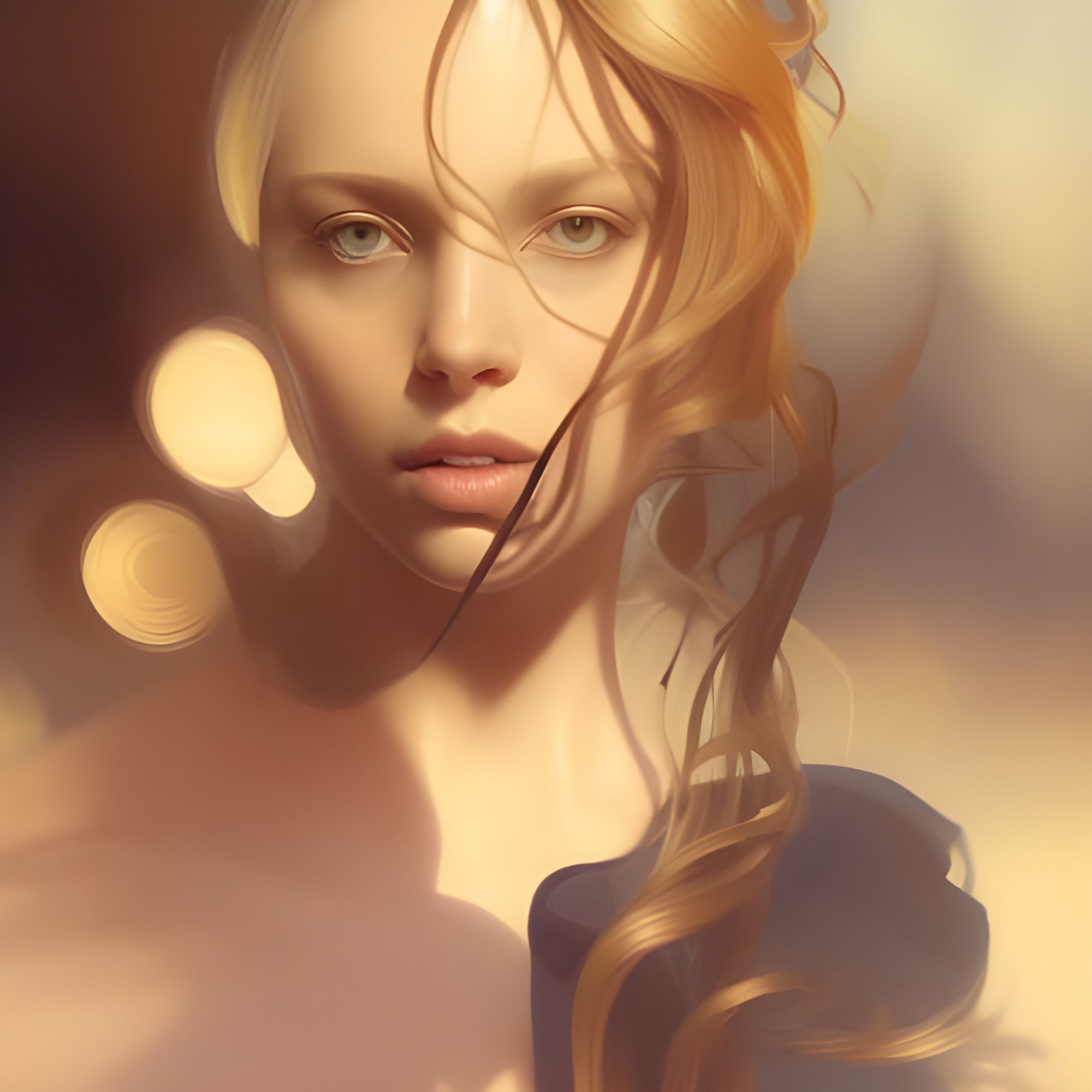 yeux envoutants , jolie sorcière, visage en entier, détailler les yeux et l'iris, pas de chat ...