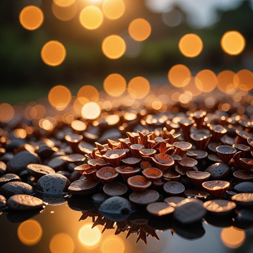 Surreal Portrait of Greed and Hypocrisy in Copper ... - AI Art