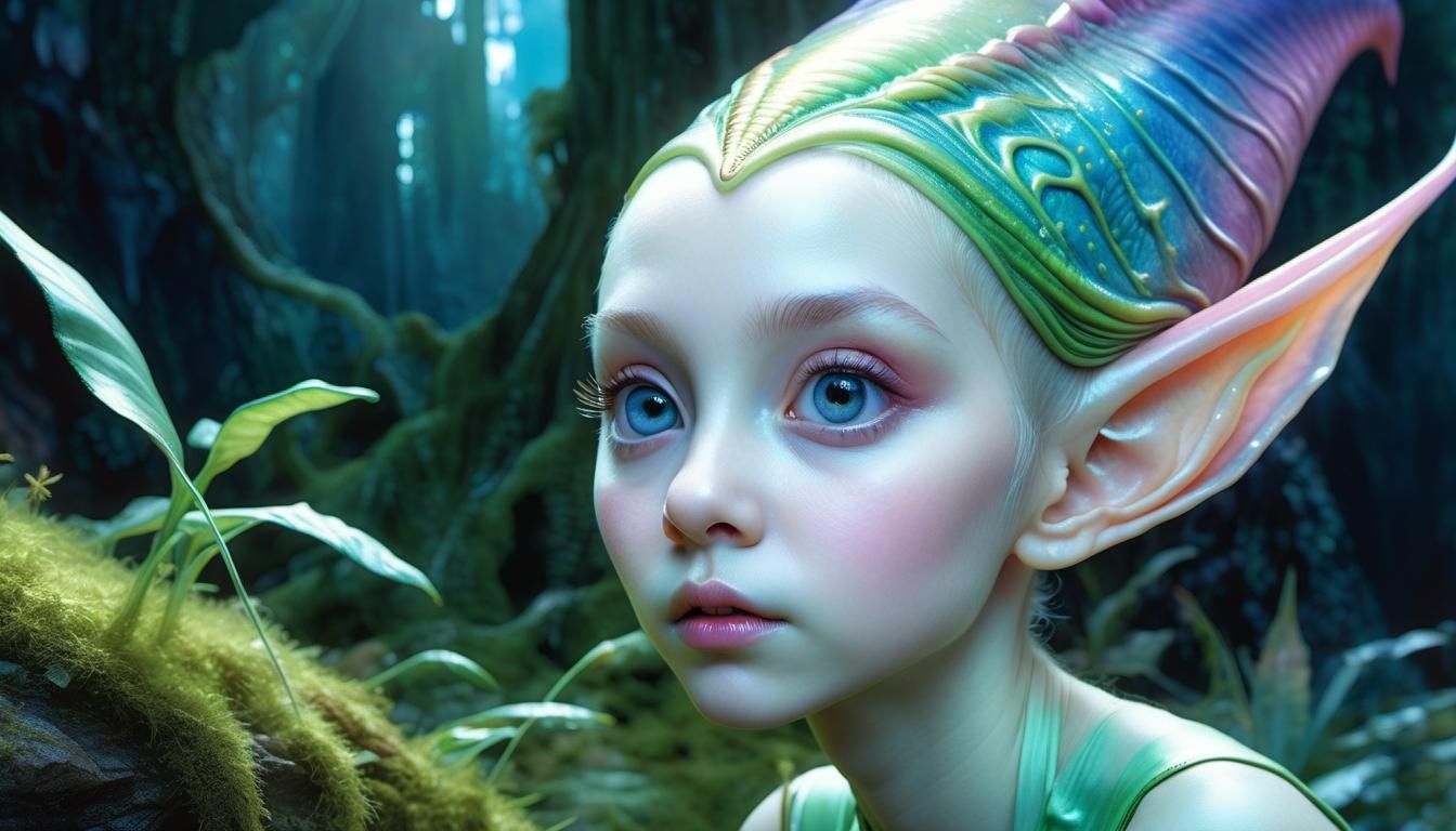 Alien Elf - AI Generated Artwork - NightCafe Creator