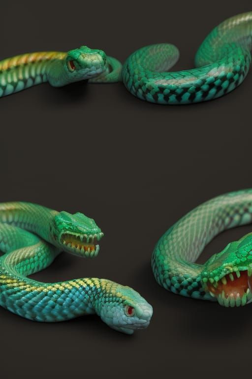 Pssh! Goes the Snake! - AI Generated Artwork - NightCafe Creator