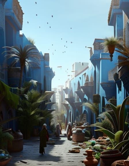 Morocco - AI Generated Artwork - NightCafe Creator