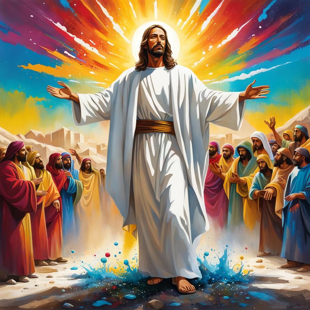 Ascended Master Jesus of Nazareth - AI Generated Artwork - NightCafe ...