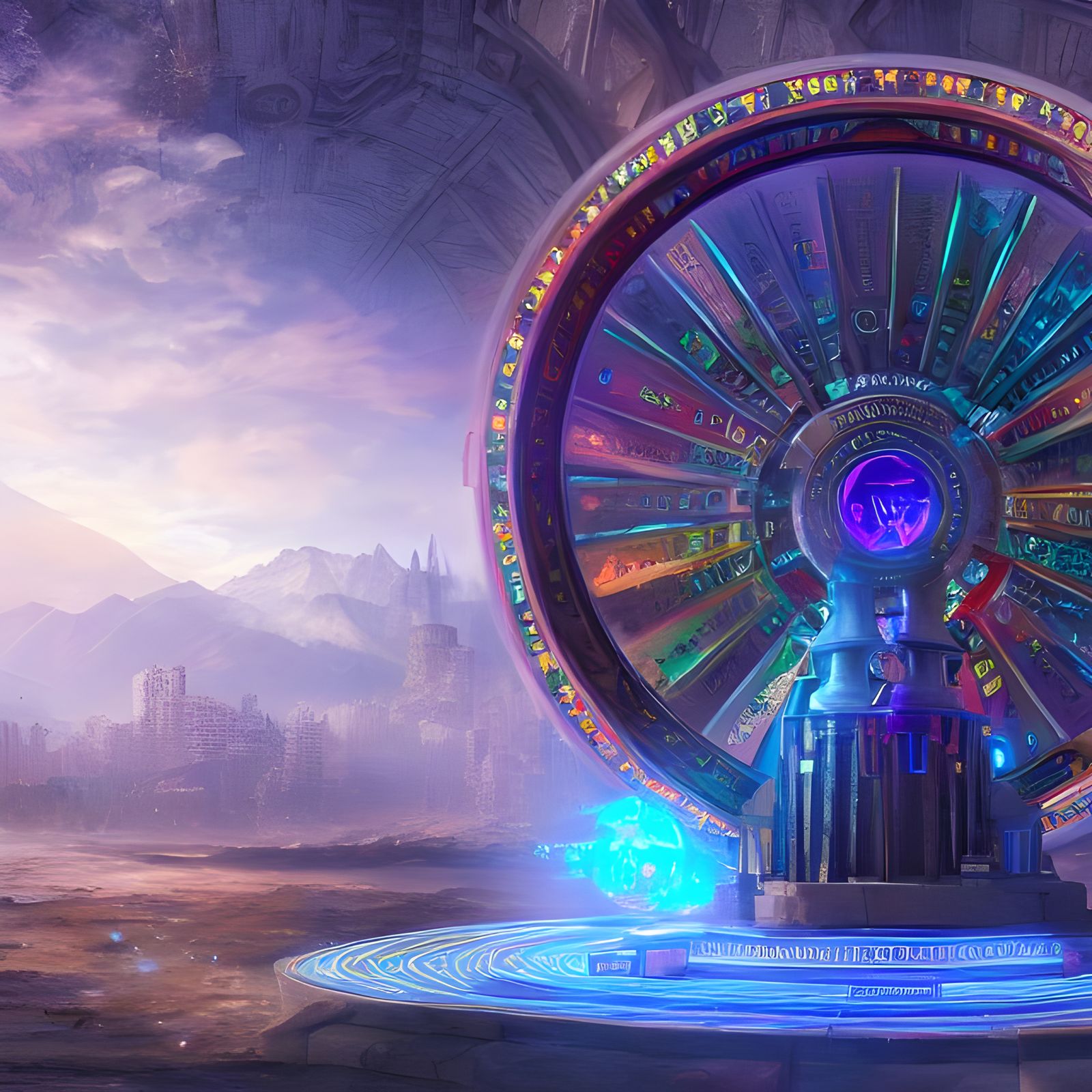 The Wheel Of Fortune - AI Generated Artwork - NightCafe Creator