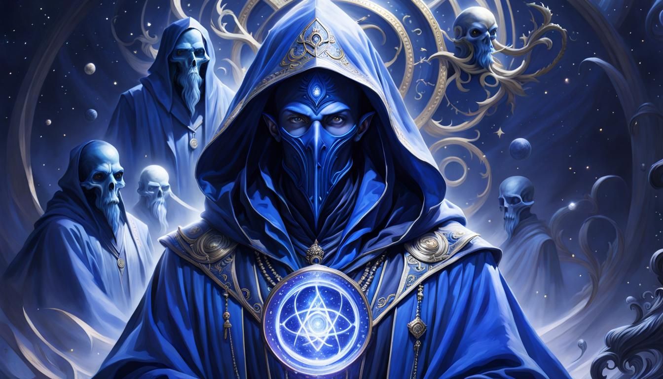 Fantasy painting, Dutch Baroque, Lovecraftian, eldritch, entities ...