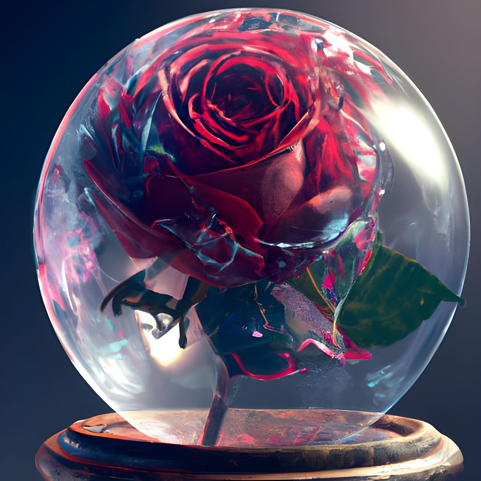 The Rose - AI Generated Artwork - NightCafe Creator