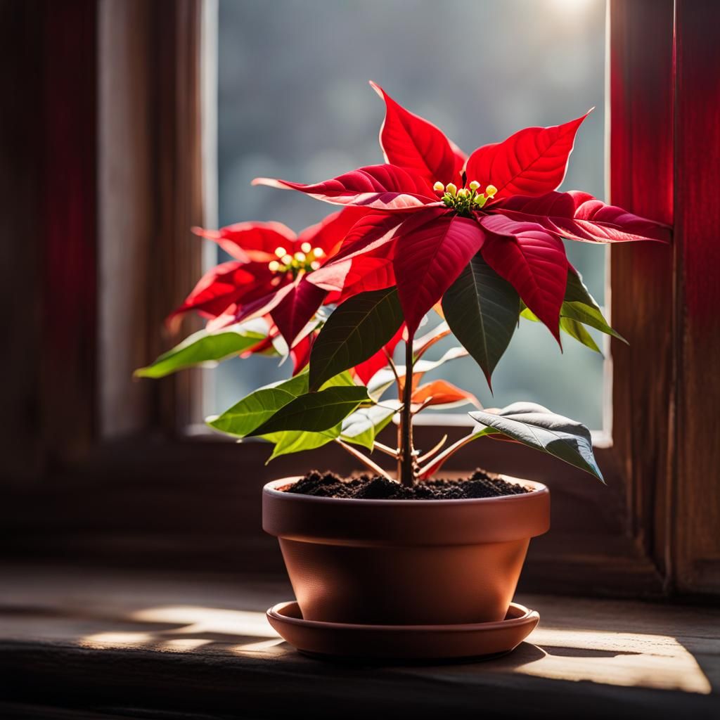Christmas Rose - AI Generated Artwork - NightCafe Creator
