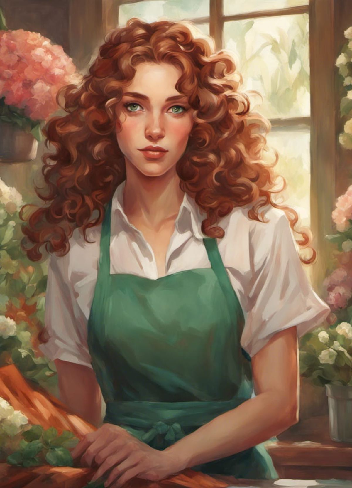 a big breast witch - Fantasy Witch Character with Exaggerat...