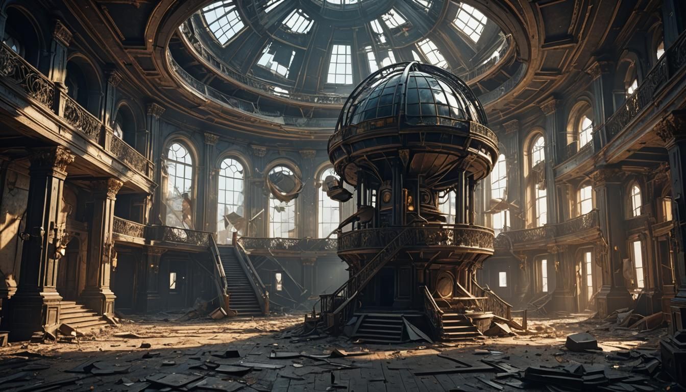 Fantasy Observatory - AI Generated Artwork - NightCafe Creator