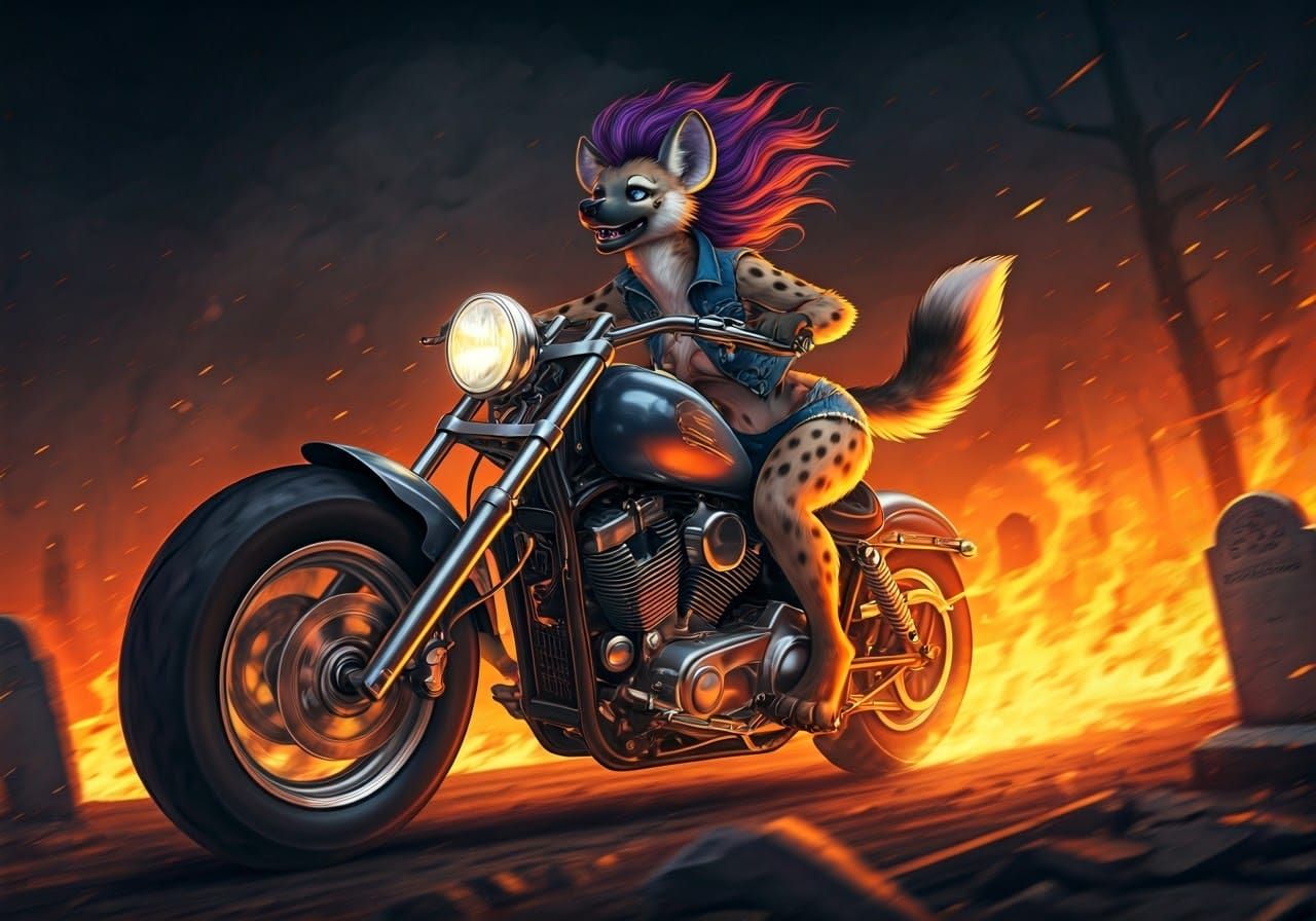 Quick Detour through the Cemetery - Apocalyptic Furry Rider ...