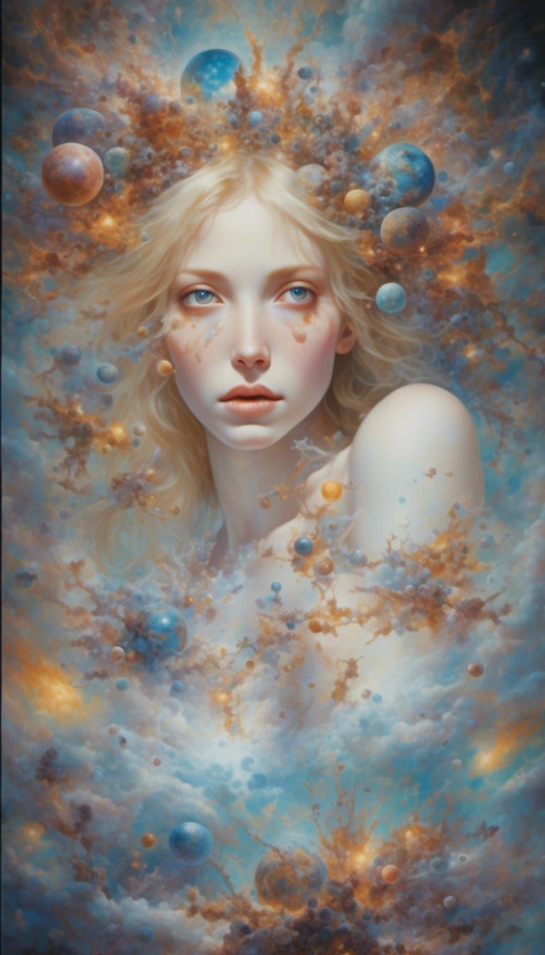 Galactic princess - AI Generated Artwork - NightCafe Creator