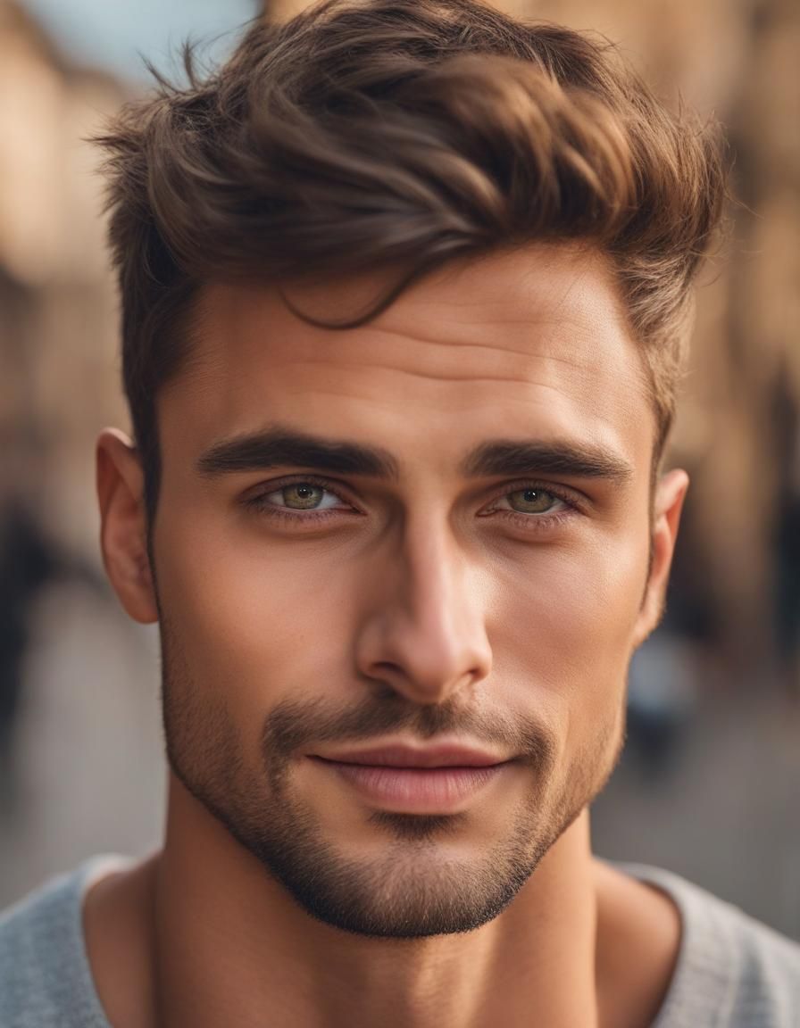 Europen guy. Face. - AI Generated Artwork - NightCafe Creator