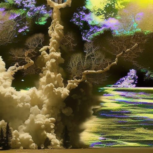 war with nature: dynamic lighting analogous colors green surrealism thermal imaging Art of ...