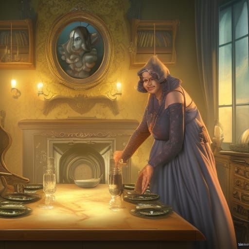 Evil grandma - AI Generated Artwork - NightCafe Creator