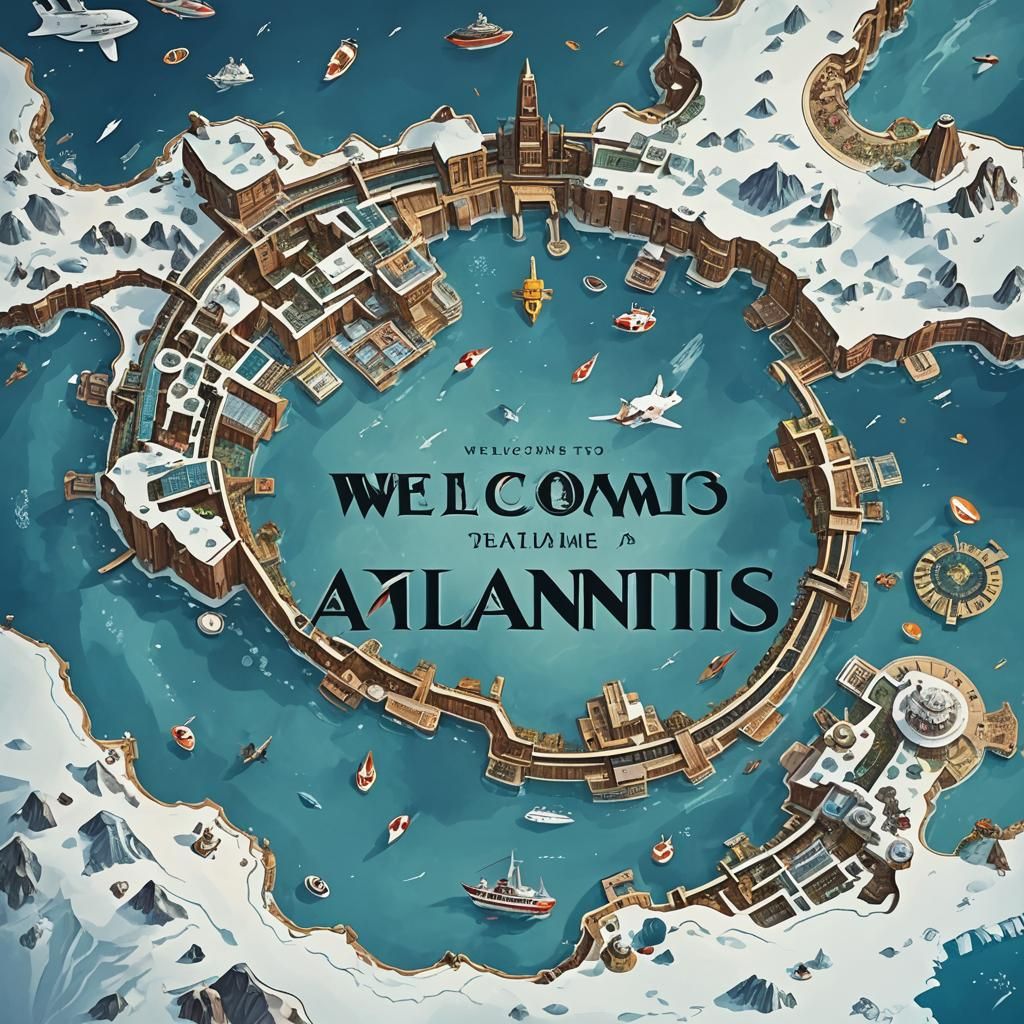 welcome to atlantis artic - AI Generated Artwork - NightCafe Creator