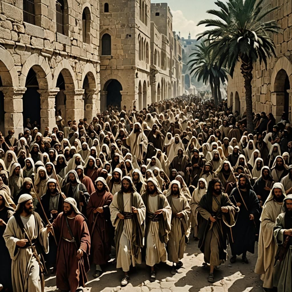 Holy Week Begins - AI Generated Artwork - NightCafe Creator