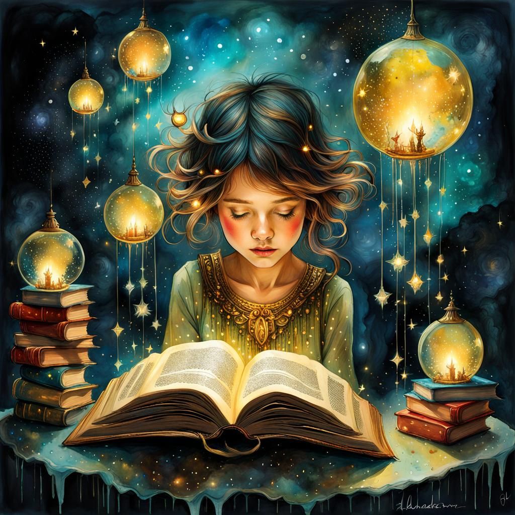 Fantasy book - AI Generated Artwork - NightCafe Creator