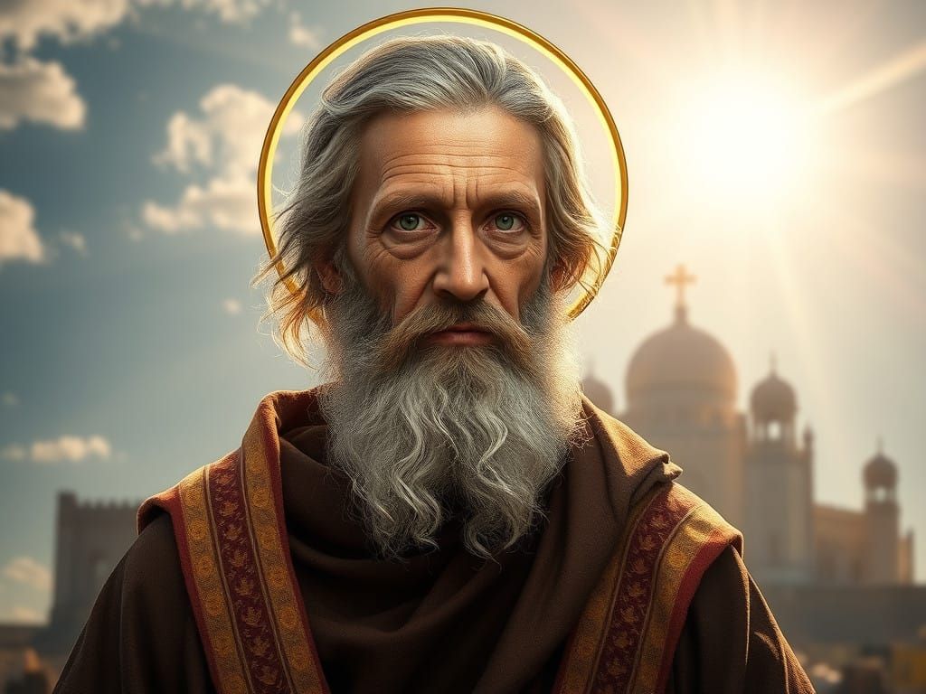 Extreme Realistic Portrait of a Saint in Tradition... - AI Art