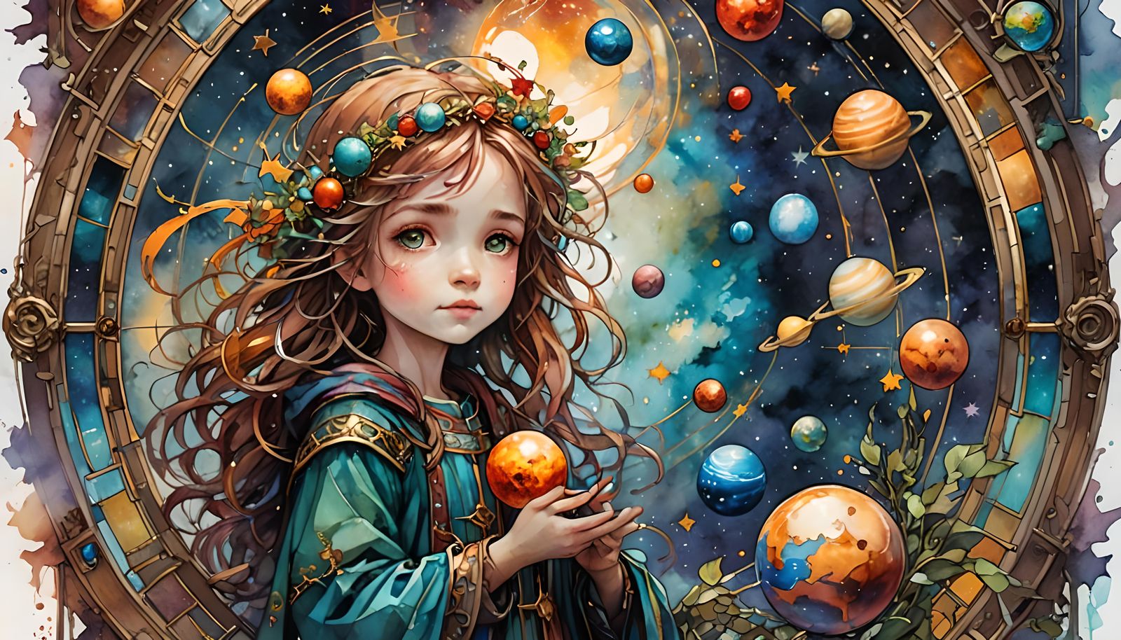 Cosmic Celestial Galaxy - AI Generated Artwork - NightCafe Creator