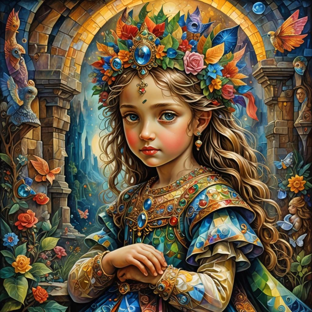 The little princess - AI Generated Artwork - NightCafe Creator
