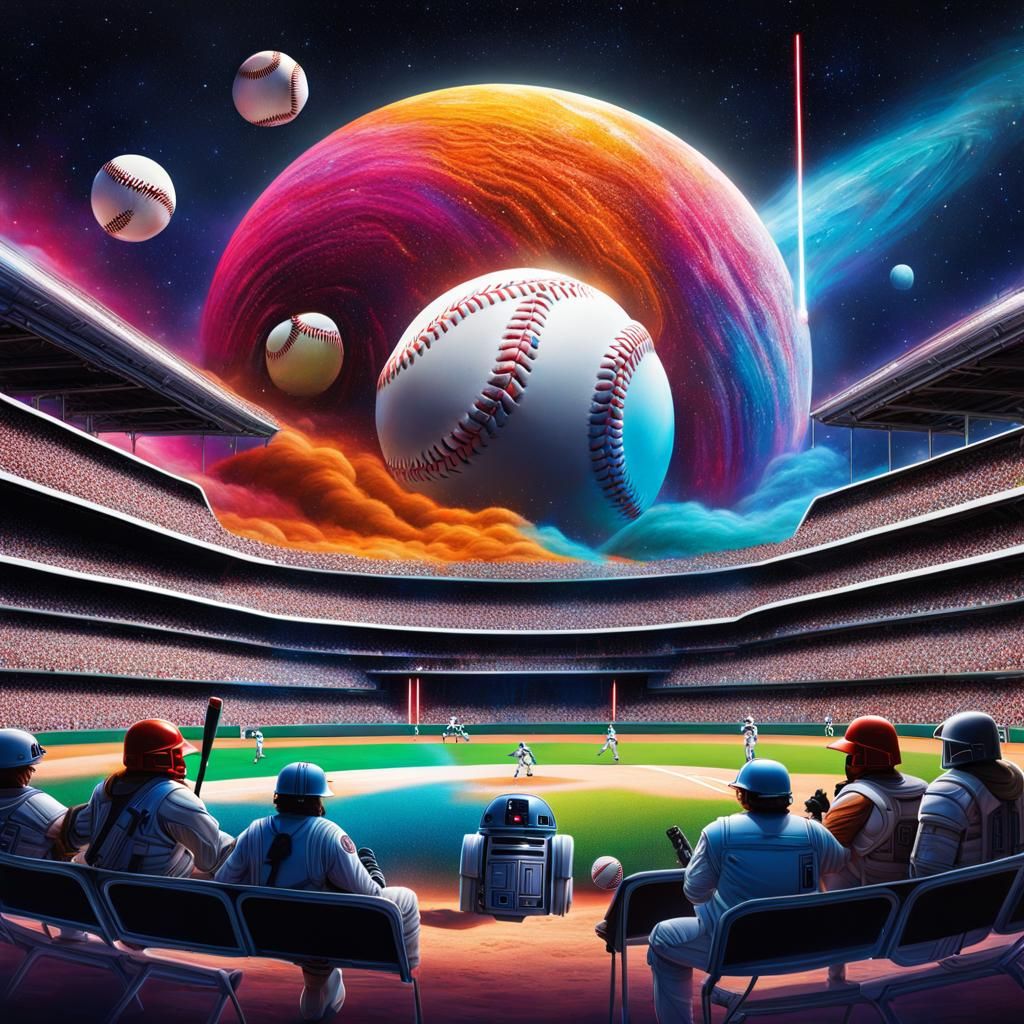 Intergalactic Ball Game - AI Generated Artwork - NightCafe Creator