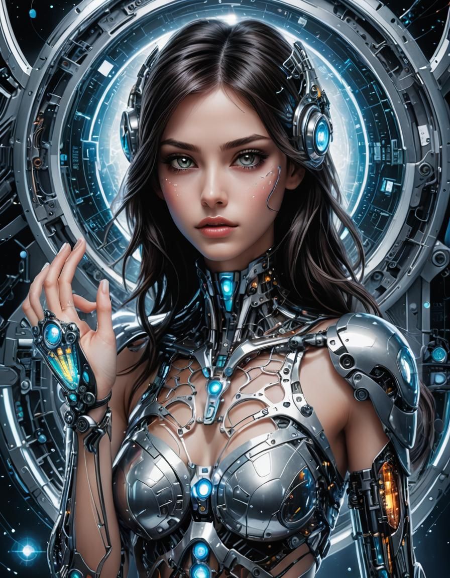 Singularity rising magazine cover - AI Generated Artwork - NightCafe Creator