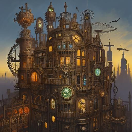 Cog City - AI Generated Artwork - NightCafe Creator