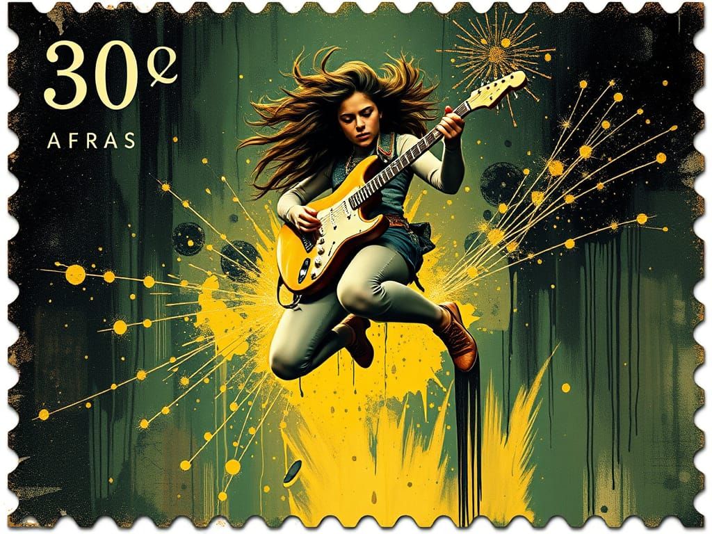 Timbre-poste : Fête de la Musique - Timbre-poste : Fête de l...