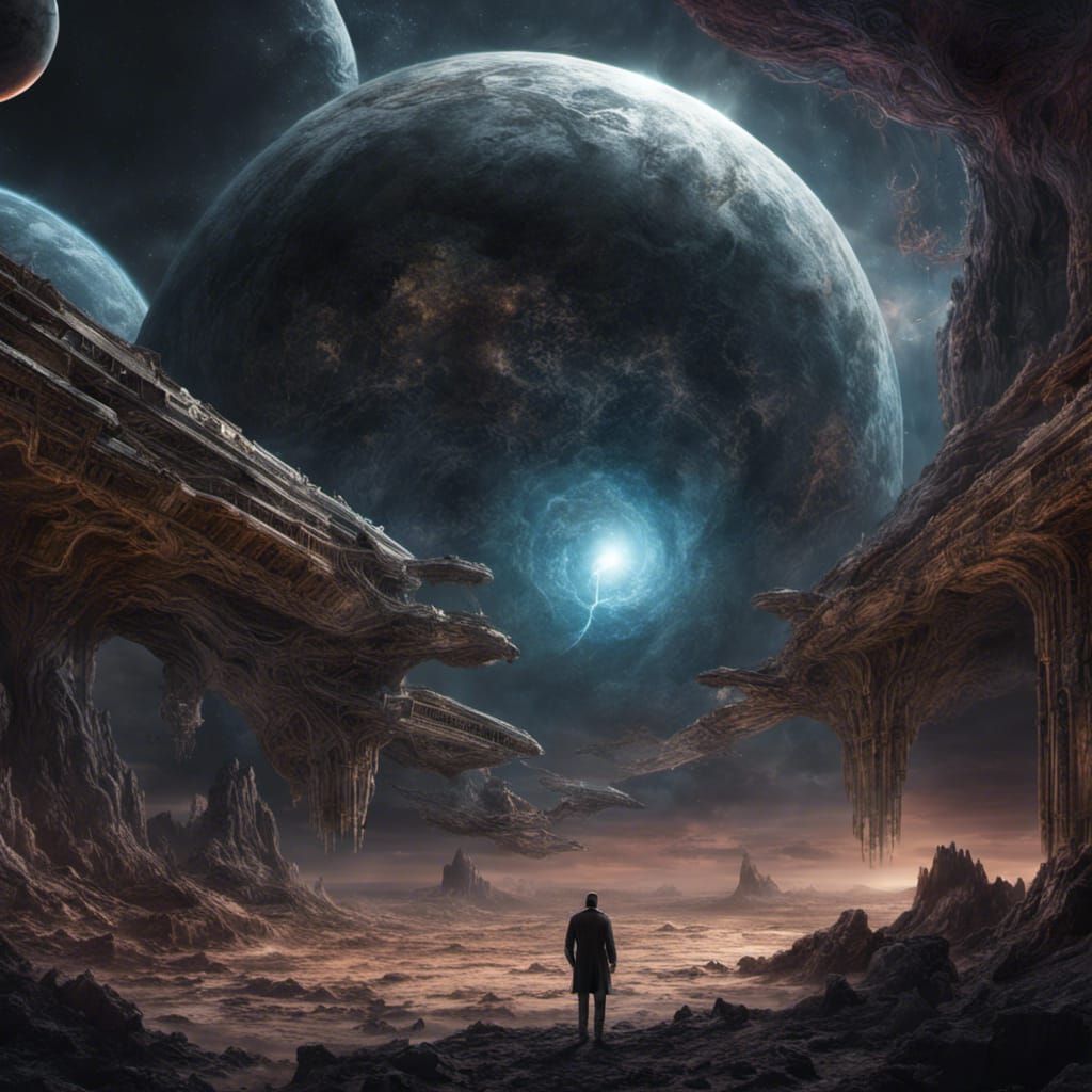 Deep space, eternity sphere vs an eldritch horror, H.P. Lovecraft, Epic ...