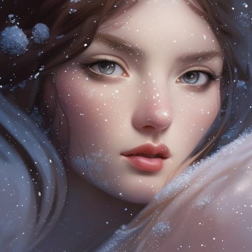 Snow Princess - AI Generated Artwork - NightCafe Creator