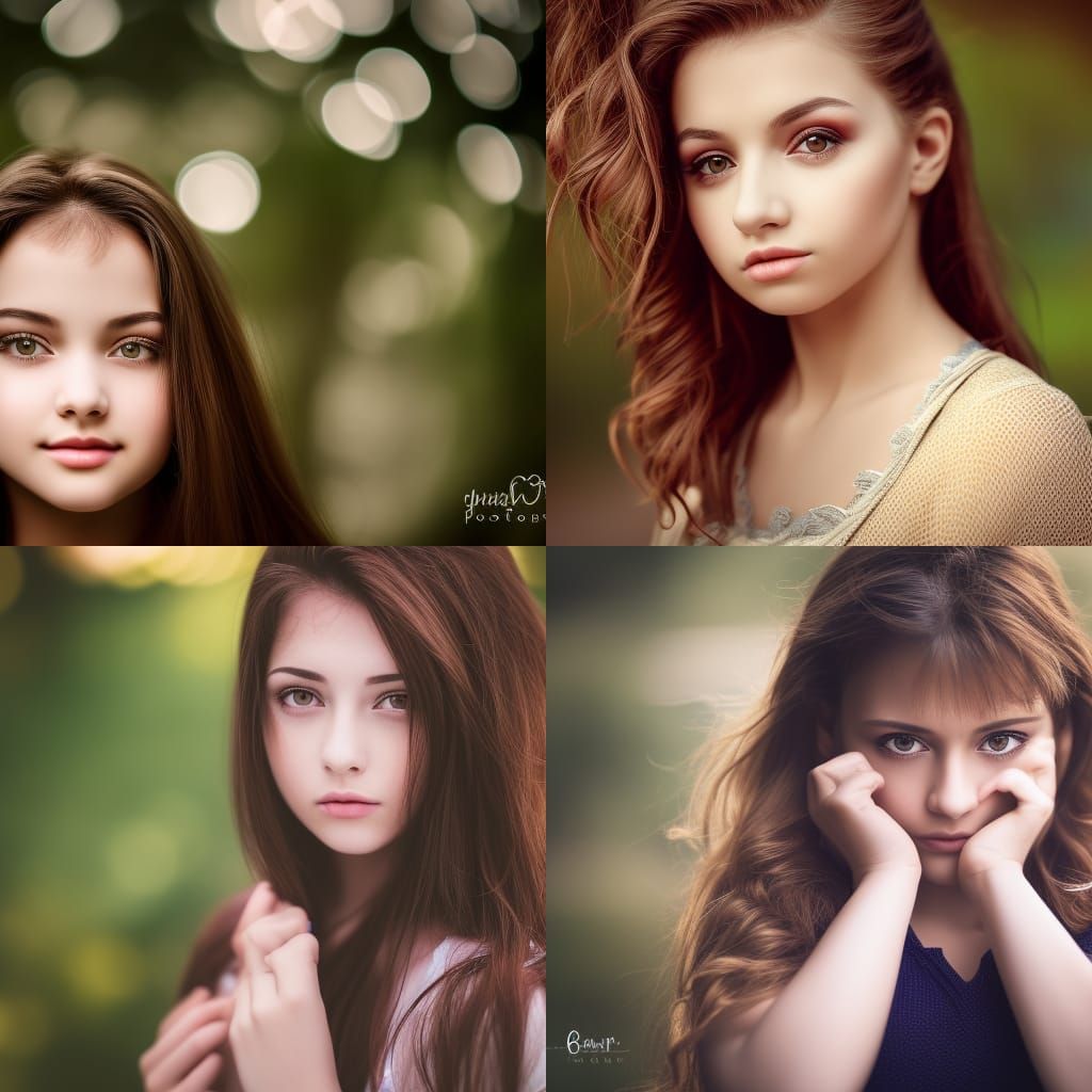 Supernatural Beauty of a girl - AI Generated Artwork - NightCafe Creator