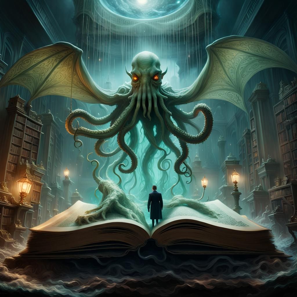 Cthulhu emerge - AI Generated Artwork - NightCafe Creator