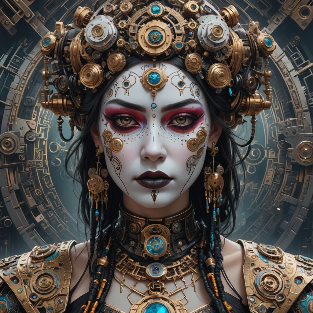 Cyberpunk Princess - AI Generated Artwork - NightCafe Creator