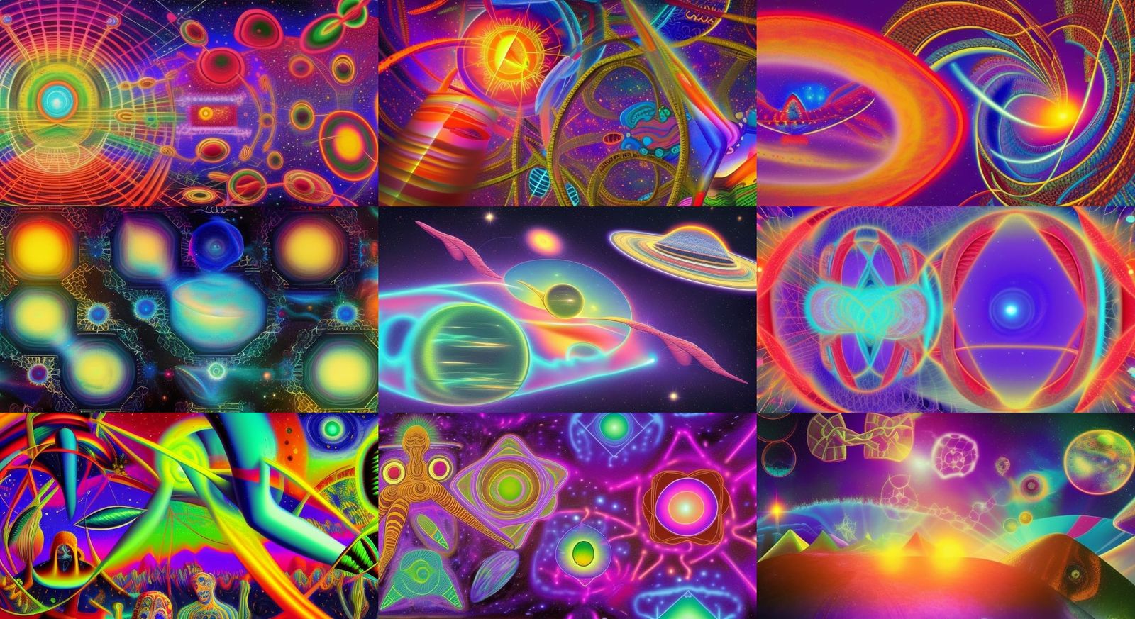 DMT BREAKTHROUGH ON THE UNIVERSE TRAVEL - AI Generated Artwork ...