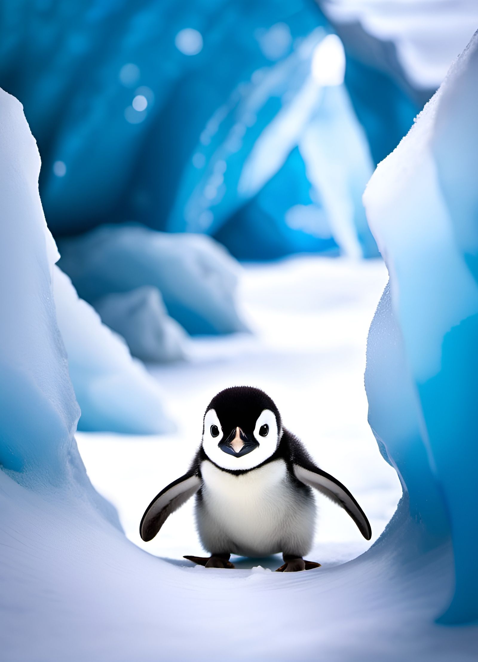 Silly Penguins - AI Generated Artwork - NightCafe Creator