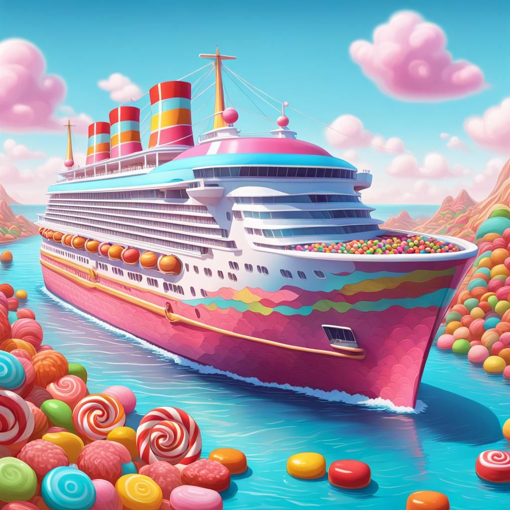 Candy Cruise - AI Generated Artwork - NightCafe Creator