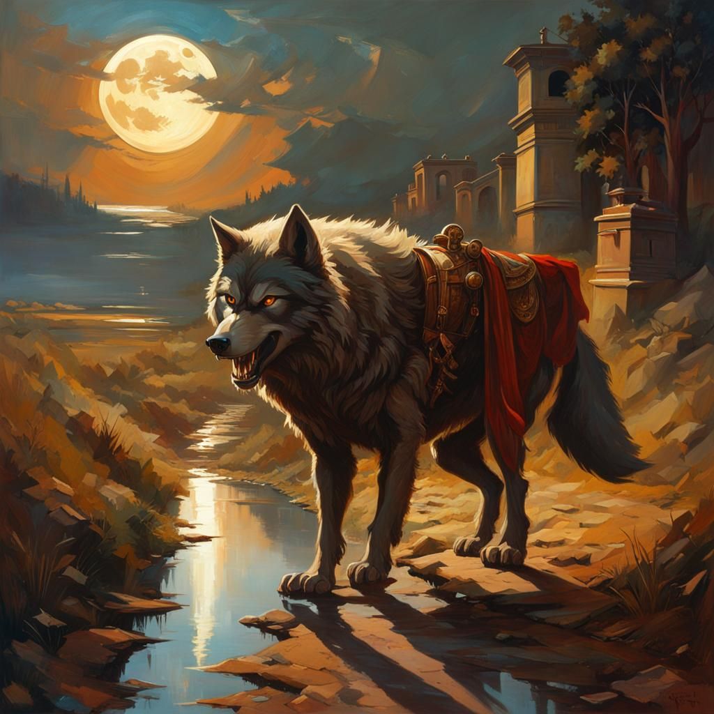 Versipellis Romanus - Roman Werewolf 240111A - AI Generated Artwork ...