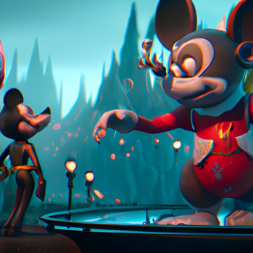Mickey Mouse meets an indescribable and diabolically sinister blood ...