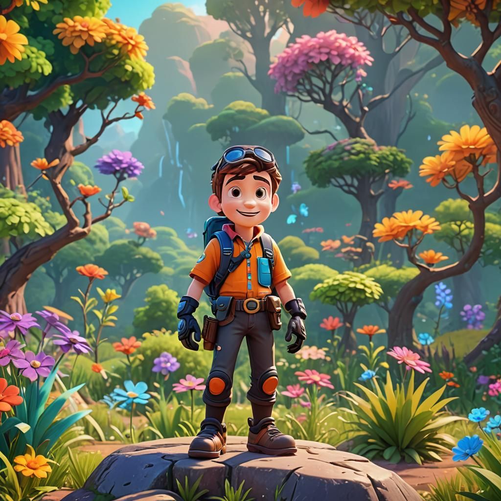 Explorer character - AI Generated Artwork - NightCafe Creator