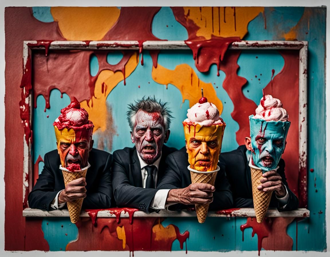 Cone Heads II - AI Generated Artwork - NightCafe Creator