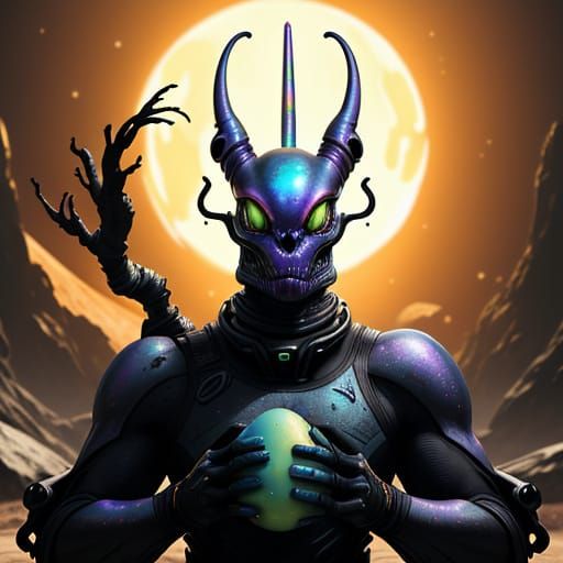 Ethereal Easter Bunny Masterpiece in Splash Art St... - AI Art