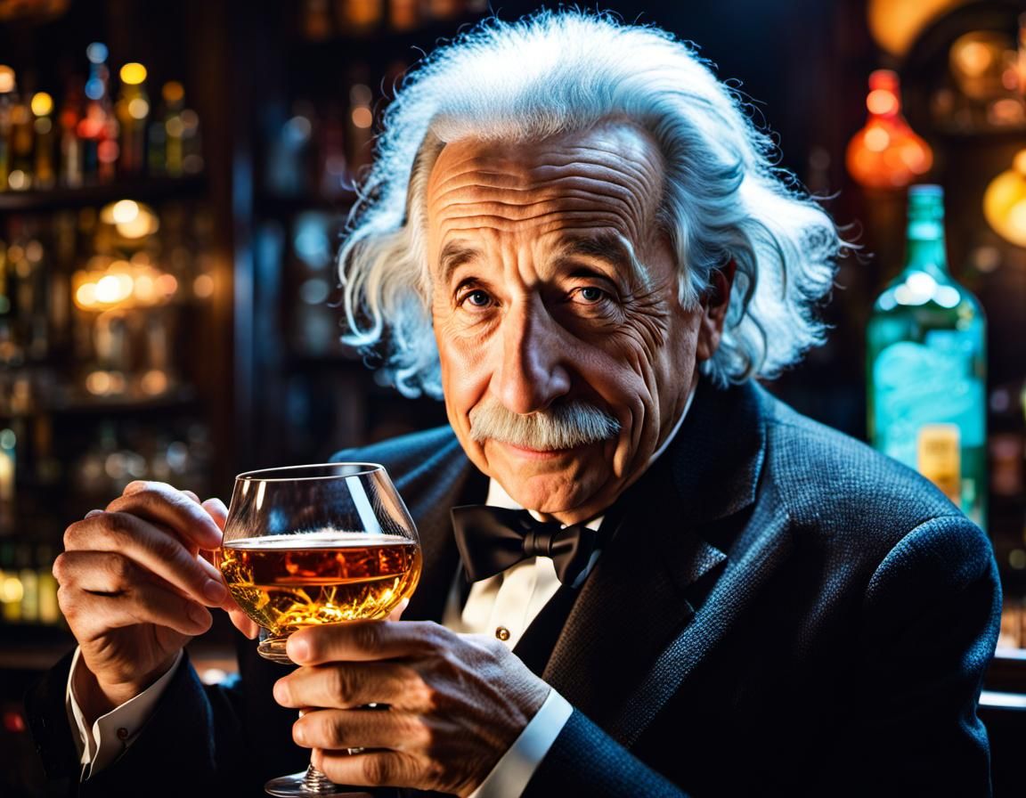 Albert Einstein - AI Generated Artwork - NightCafe Creator
