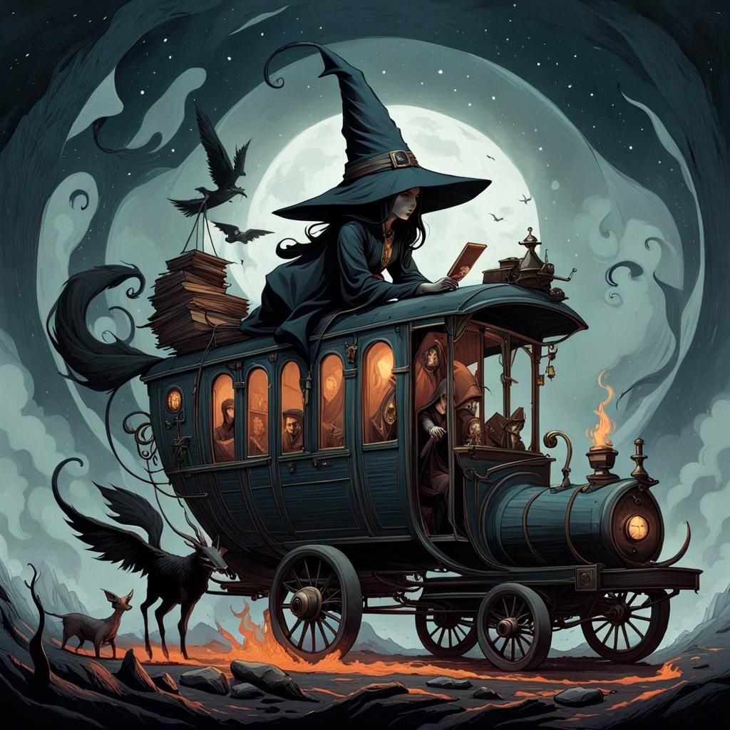 MOBILE WITCH CRAFT 13 - AI Generated Artwork - NightCafe Creator