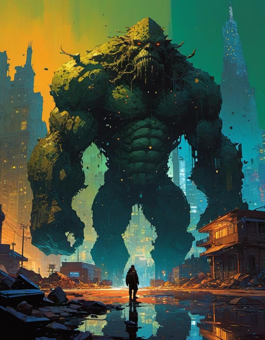 Mega-colossal #4 - AI Generated Artwork - NightCafe Creator